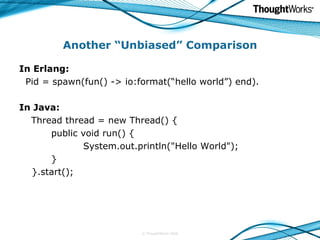 The Erlang Programming Language | PPT