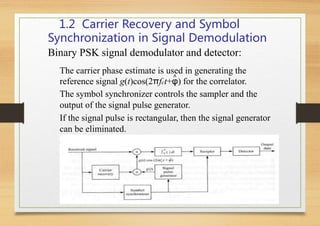 carrier synchronization | PPTX