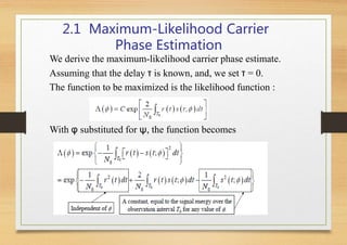 carrier synchronization | PPTX
