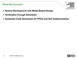MATLAB and Simulink for Communications System Design (Design Conference ...