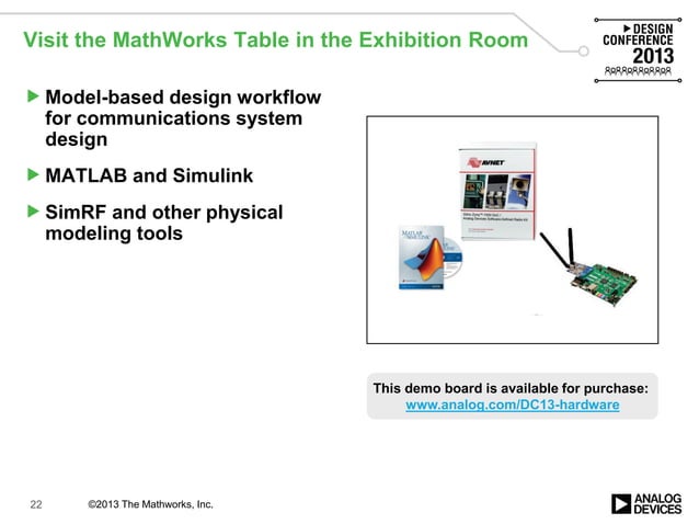 MATLAB and Simulink for Communications System Design (Design Conference ...