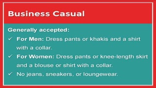 Dress code | PPTX