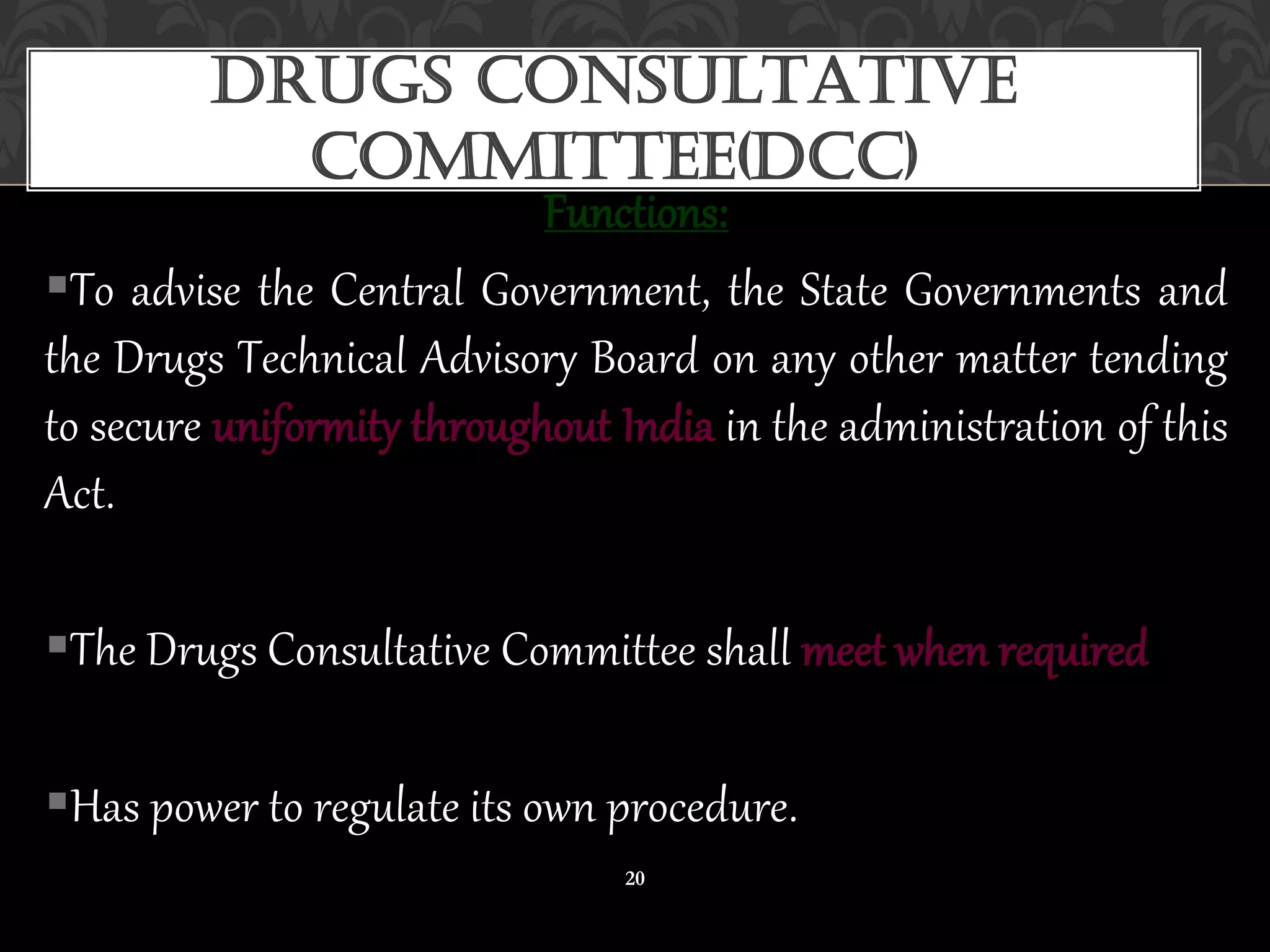 D & C ACT 1940 AND RULES 1945 | PDF