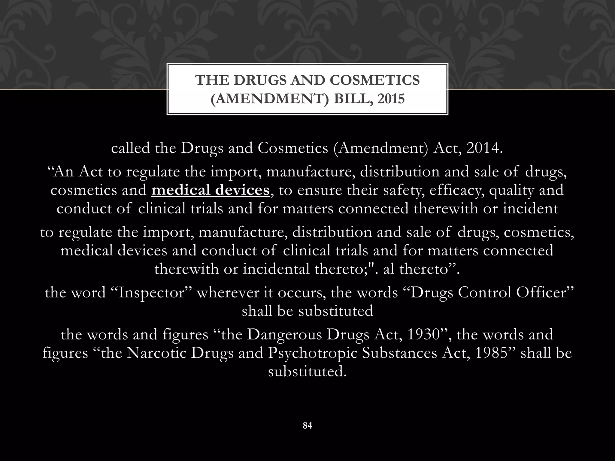 D & C ACT 1940 AND RULES 1945 | PDF