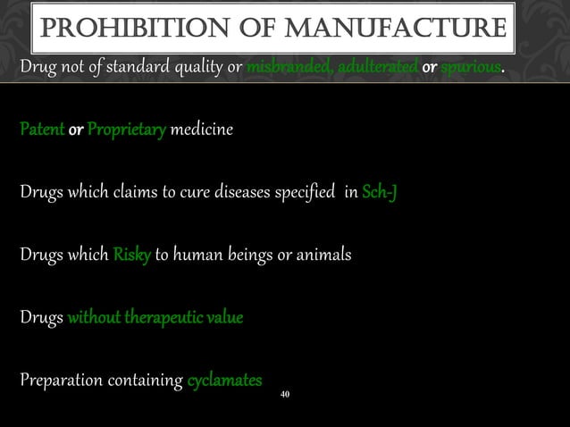 D & C ACT 1940 AND RULES 1945 | PDF | Substance Abuse | Diseases and ...