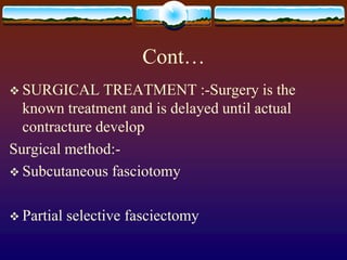Dupuytren's Contracture | PPT