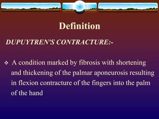 Dupuytren's Contracture | PPT