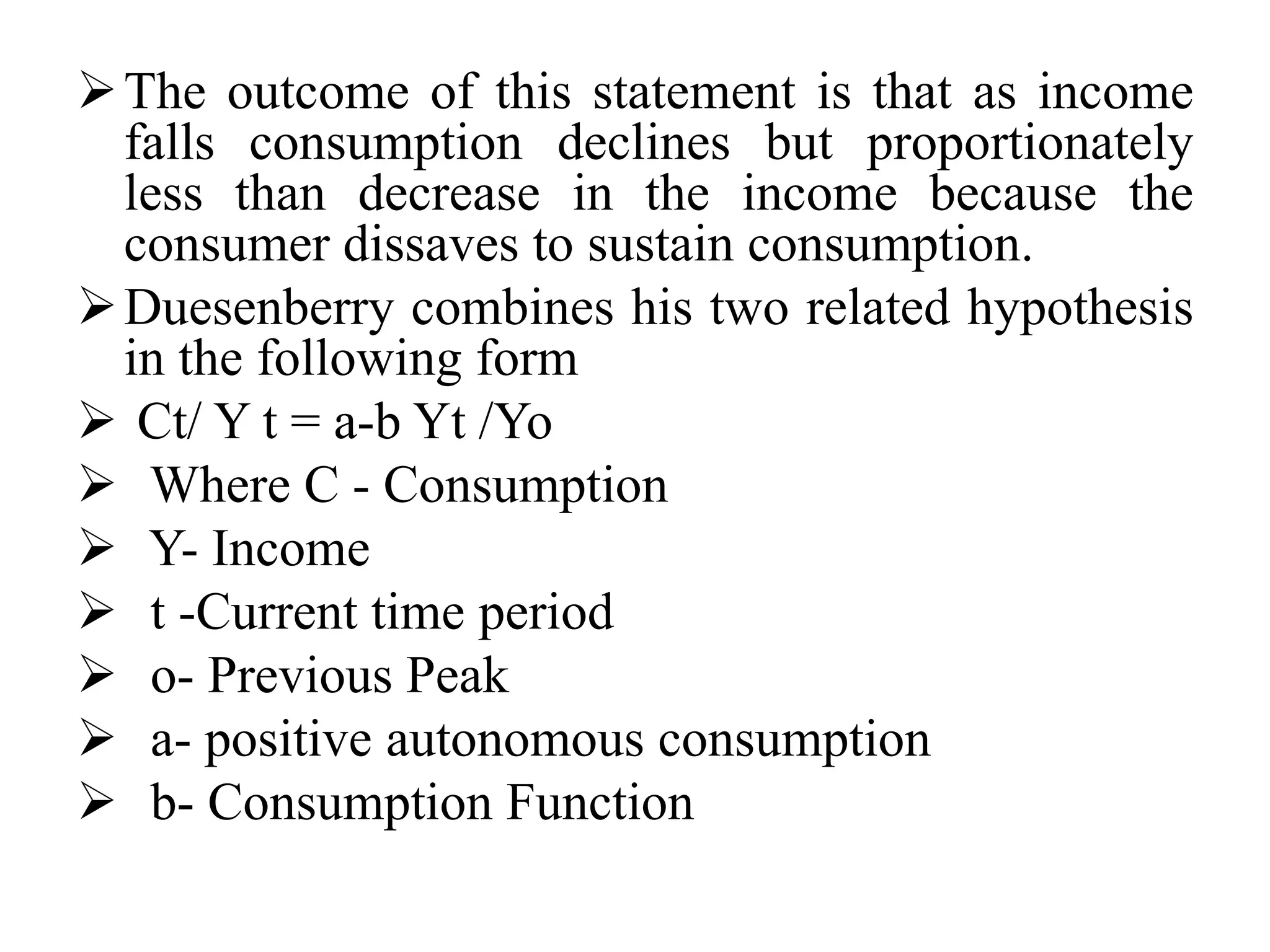 Determinants of Consumption Function | PPTX