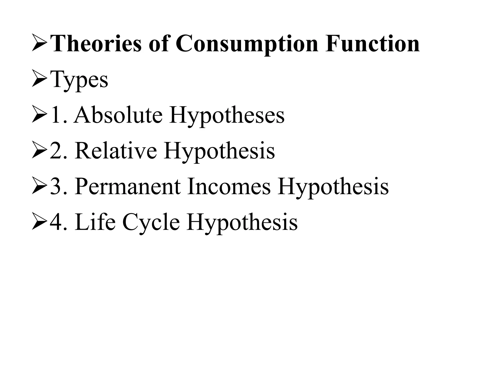 Determinants of Consumption Function | PPTX