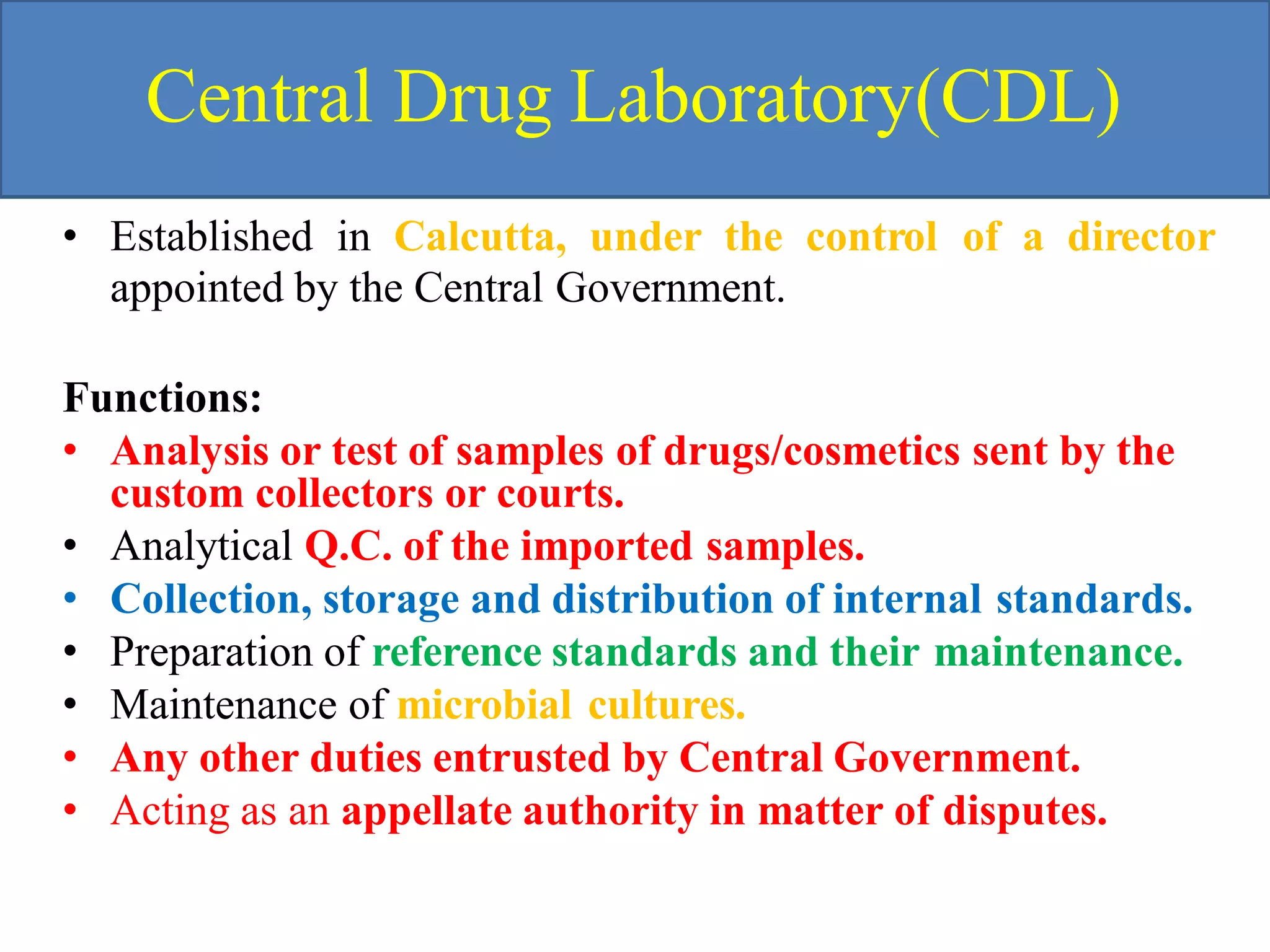 Drugs and Cosmatic Act,1940 and its rules 1945 | PDF
