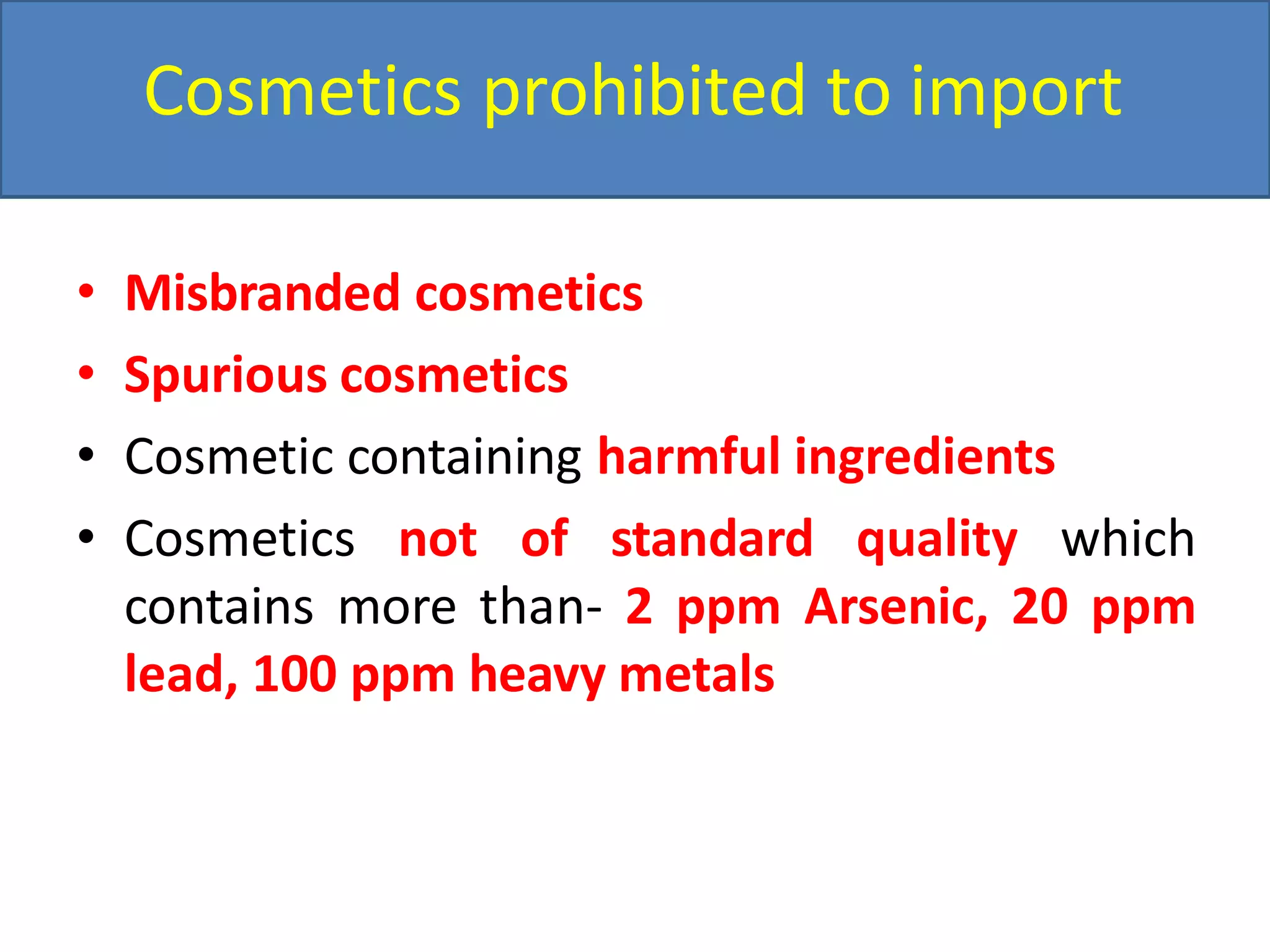 Drugs and Cosmatic Act,1940 and its rules 1945 | PDF