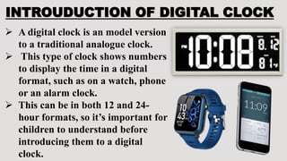 Presentation on Digital Clock | PPTX