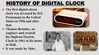 Presentation on Digital Clock | PPTX