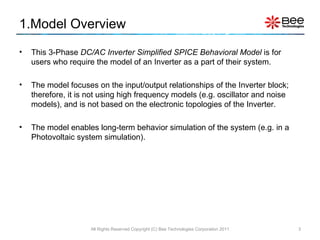 DC/AC 3-Phase Inverter (LTspice Model) | PPT