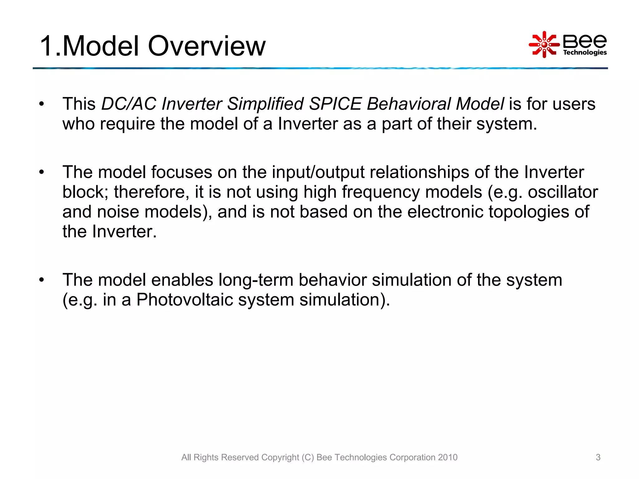DC/AC Inverter (PSpice Model) | PPT