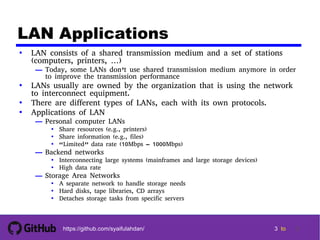 Dc ch08 : local area network overview | PPT