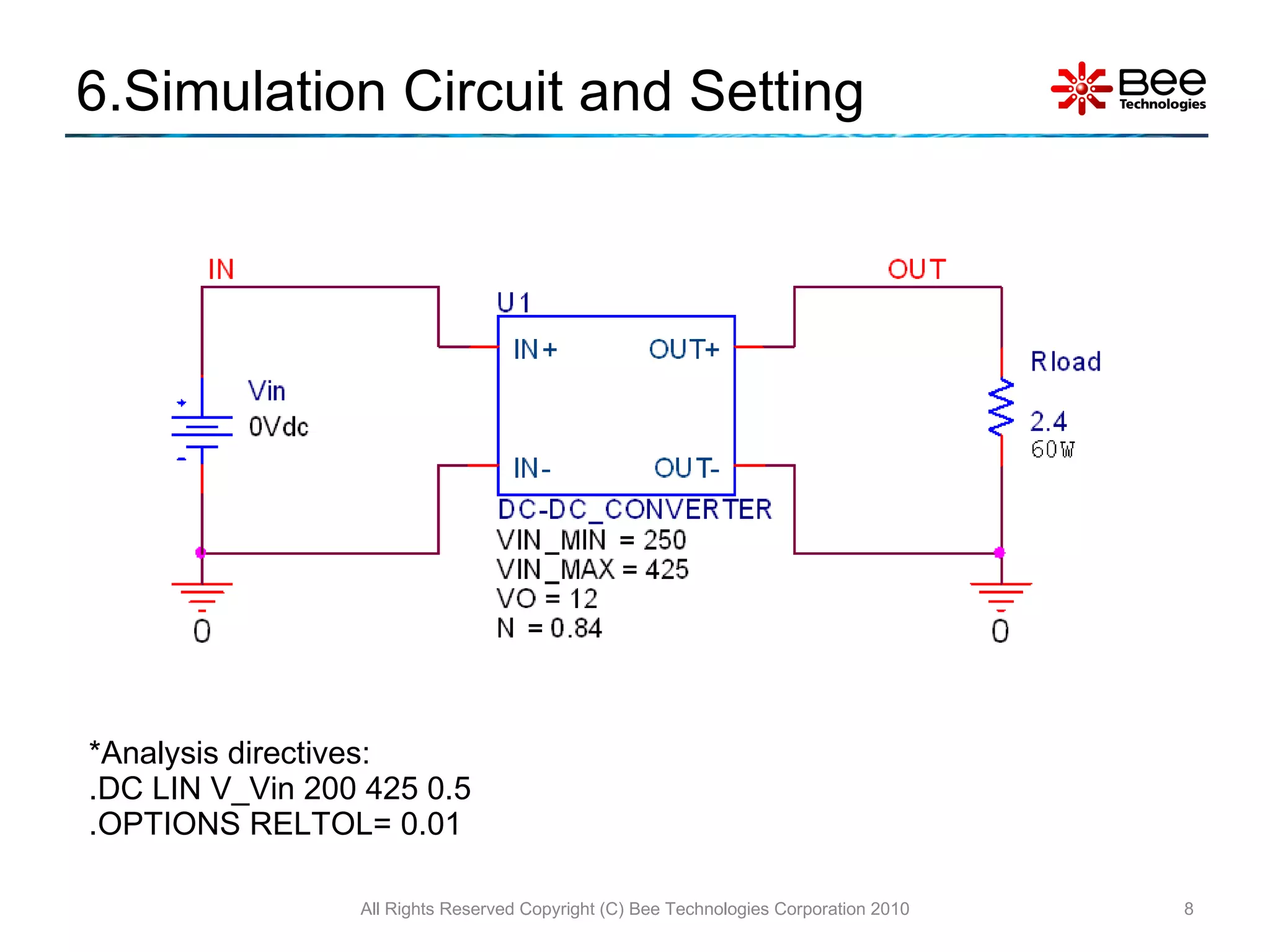 DC/DC Converter (PSpice Model) | PPT