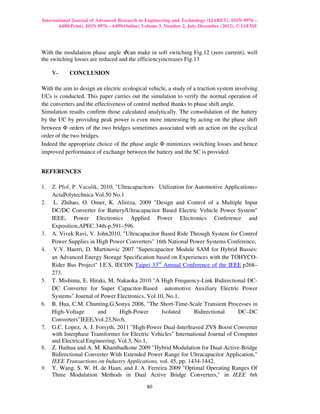 Dc dc converter for ultracapacitor boosted electric vehicle | PDF