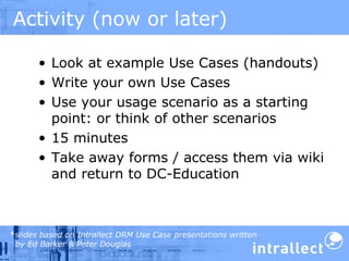 Dc Ed Use Case Session Cetismdrsig 120208 | PPT