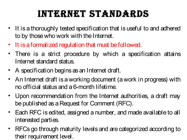 Dc lec-05 (protocols & standards) | PPT