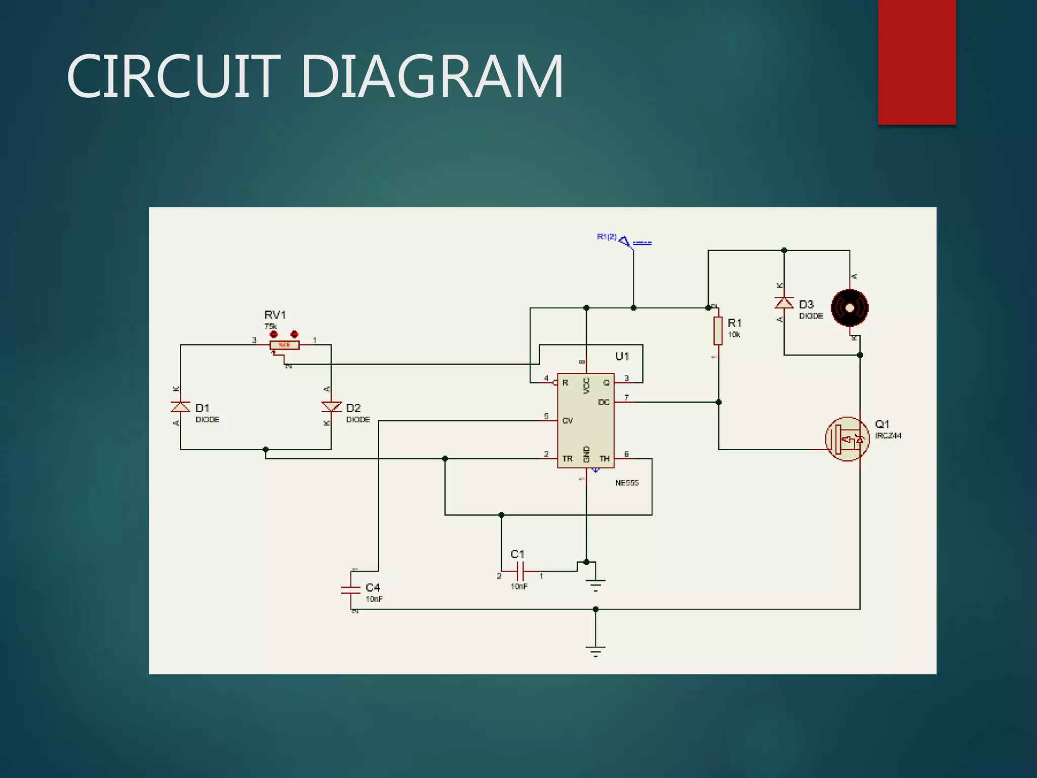 Dc motor control using 555 timer IC | PPTX