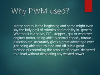 Dc motor control using 555 timer IC | PPTX