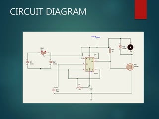 Dc motor control using 555 timer IC | PPTX