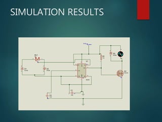 Dc motor control using 555 timer IC | PPTX