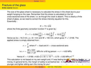 Fractures Mechanics Case Study understandin | PDF