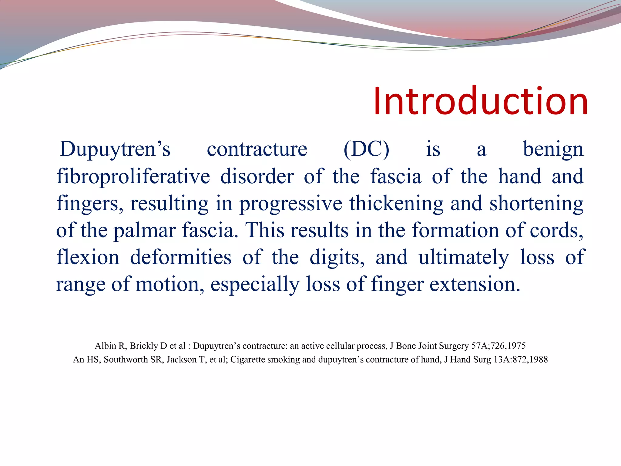 Dupuytren's Contracture By Ansarul Haq | PPTX | Injuries | Diseases and ...