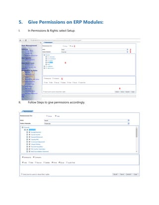 SOP_ERP_AdministrationModule | PDF