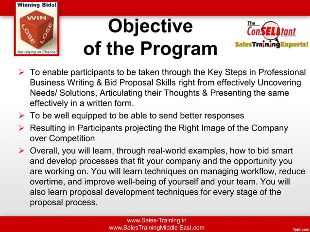 Bid Proposal Management- Publicity | PPT