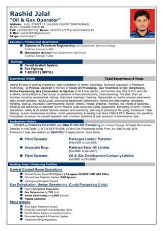 RASHID JALAL CV 1512 | PDF