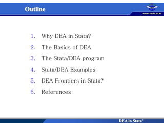 METODOLOGIA DEA EN STATA | PPT