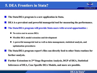 METODOLOGIA DEA EN STATA | PPT