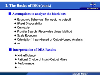METODOLOGIA DEA EN STATA | PPT