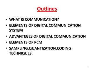 ELEMENTS OF PCM | PPTX