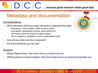 Dc101 oxford sj_16062010 | PPT | Databases | Computer Software and ...