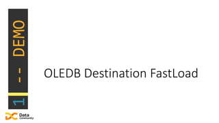 OLE DB - kiedy FastLoad nie jest takie fast | PPT