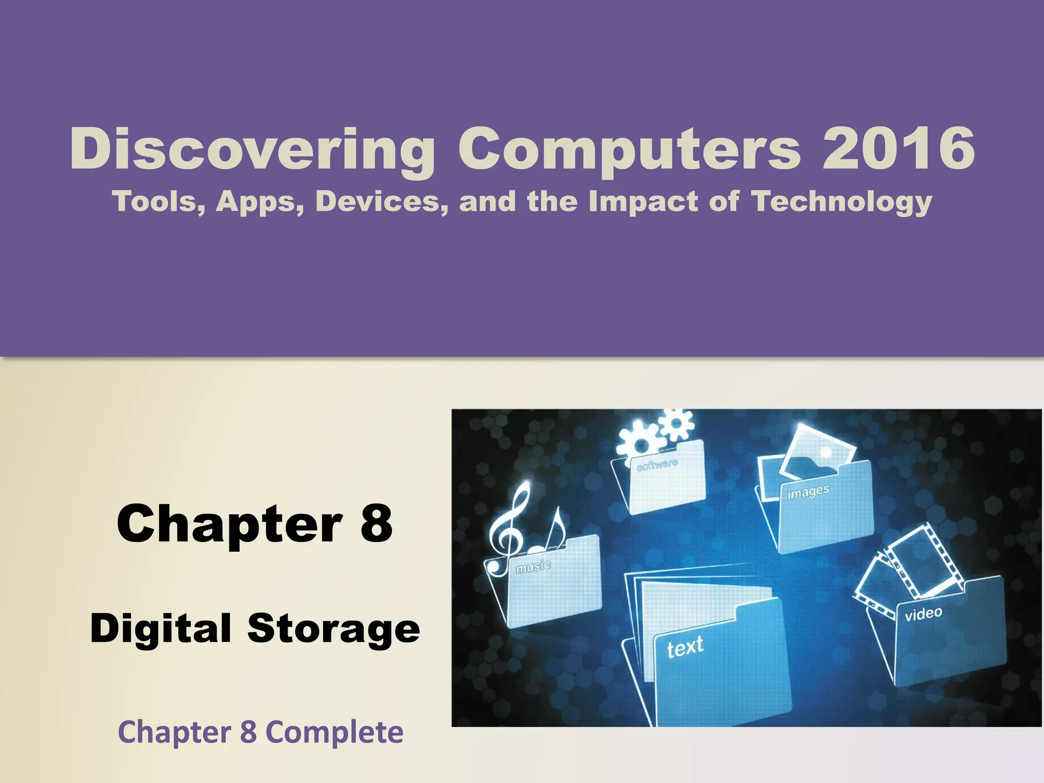 Digital storage presentations for university students | PPT | Free Download