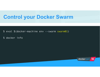Building a Docker Swarm cluster on ARM by Dieter Reuter and Stefan Scherer | PPT