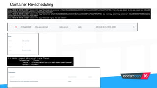 DockerCon 2016 Ecosystem - Everything You Need to Know About Docker and Storage by ClusterHQ ...