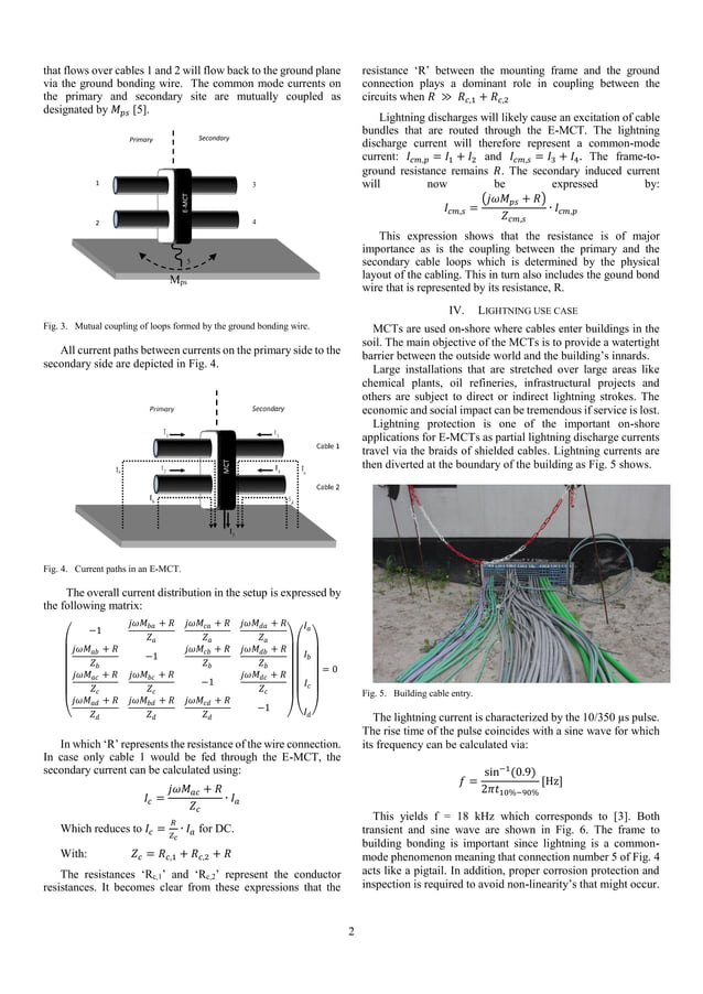 Grounding of Multi Cable Transits for on-shore use | PDF