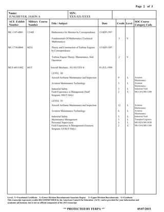 Jason Jungmeyer JST Transcript | PDF