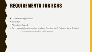 ECHS PP | PPTX | Resume Writing and Advice | Job Search