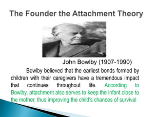 Attachment theory (group one) | PPTX