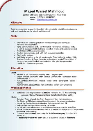 CV | DOCX | Business | Business and Finance