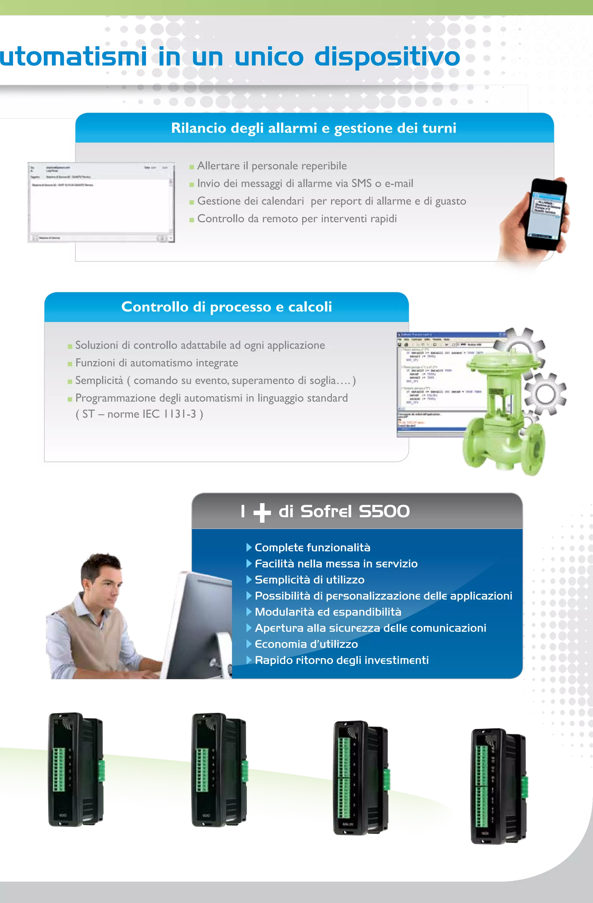 Gamma Sofrel S500: stazioni remote di telegestione modulari | PDF