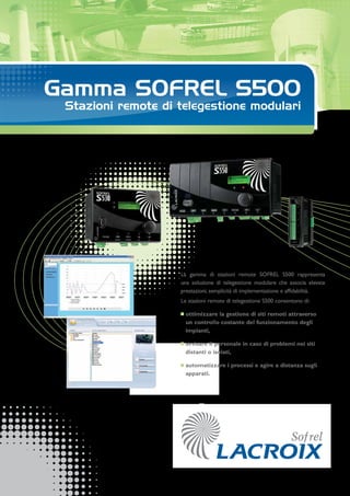 Gamma Sofrel S500: stazioni remote di telegestione modulari | PDF