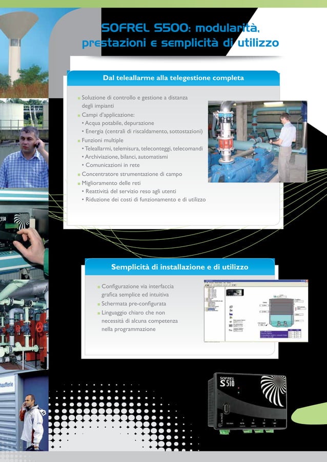 Gamma Sofrel S500: stazioni remote di telegestione modulari | PDF